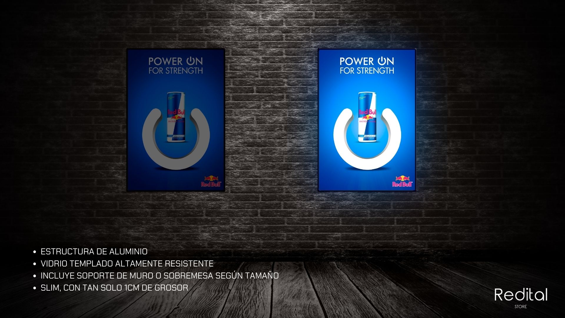 Led Panel Doble Cara 60x90 - Silver - Redital store